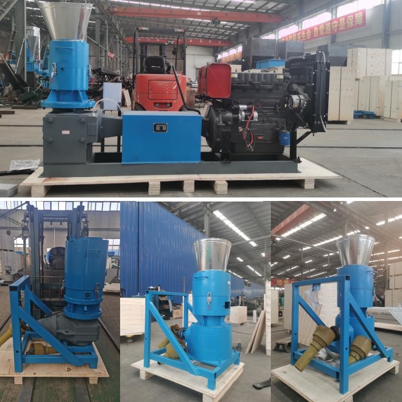 100-1000kg/h wood pellet machine / pto pellet mill / pellet press for ...